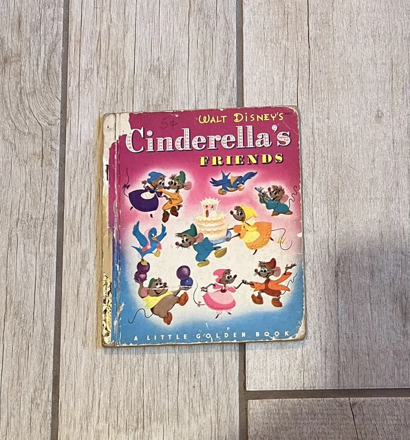 VINTAGE WALT DISNEYS cinderellas friends a little golden book first ...