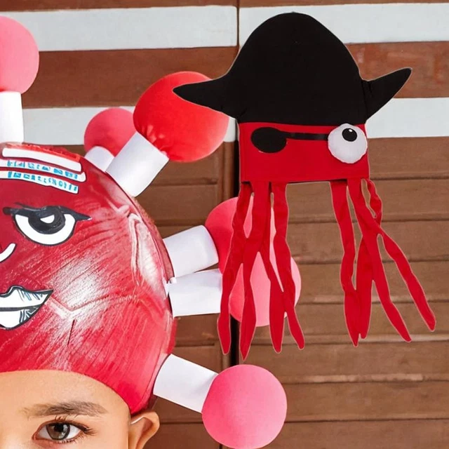 HALLOWEEN COSTUME OCTOPUS Hat Versatile for Couples Lightweight ...