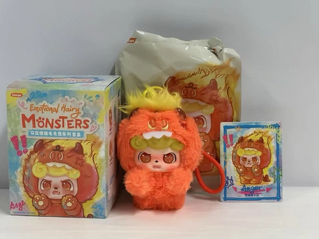 Q.KID EMOTIONAL HAIRY Monsters Series Plush Blind Box - Anger £21.52 ...