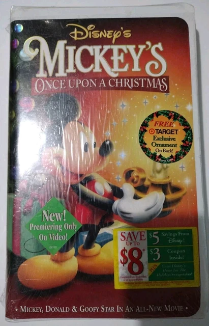 DISNEY- MICKEYS ONCE Upon a Christmas VHS Tape 1999 Brand New Factory ...