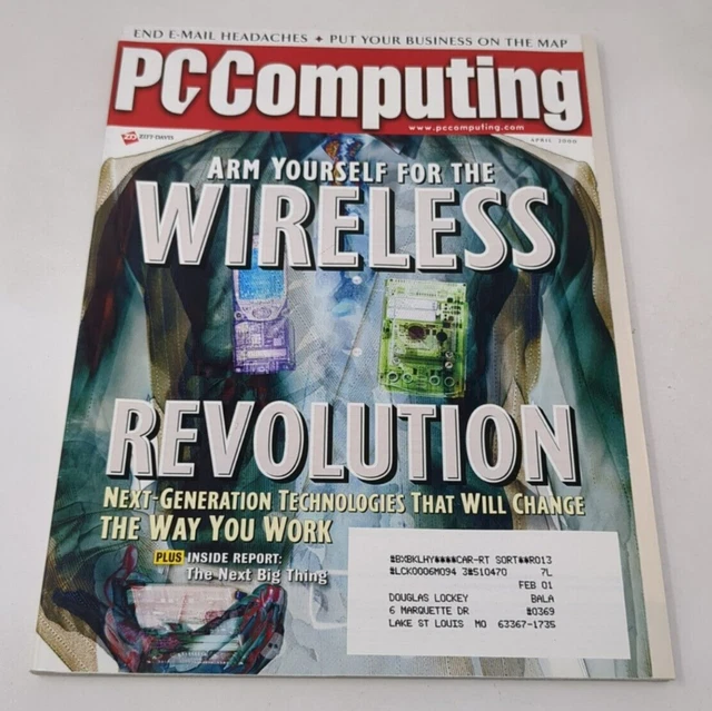 VINTAGE PC COMPUTING Magazine April 2000 Silicon Valley Wireless ...