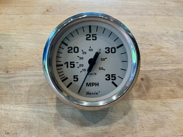 Boat Gps Speedometer Boat Speedometer Tube Faria Beede Boat 60 MPH ...