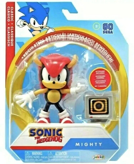 SONIC THE HEDGEHOG Classic Mighty Armadillo Action Figure 4" 💥 GREAT ...