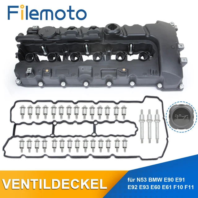VENTILDECKEL MIT DICHTUNG & Öldeckel für BMW N53 E90 E91 E92 E93 E60 E61 F10 F11 EUR 89,99 ...