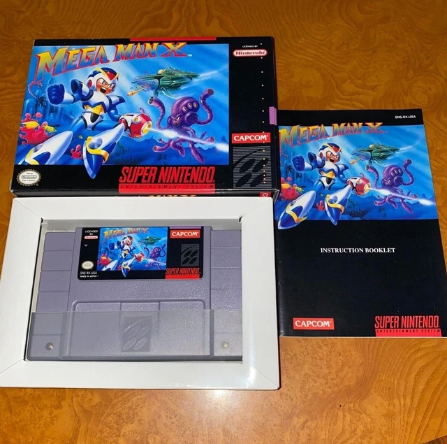MEGA MAN X - Complete Super Nintendo - Collector's Condition / Near ...