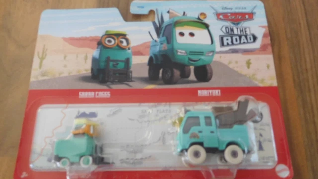 VOITURES DISNEY CARS Sarah Coggs et Noriyuki on the road neuves EUR 12 ...