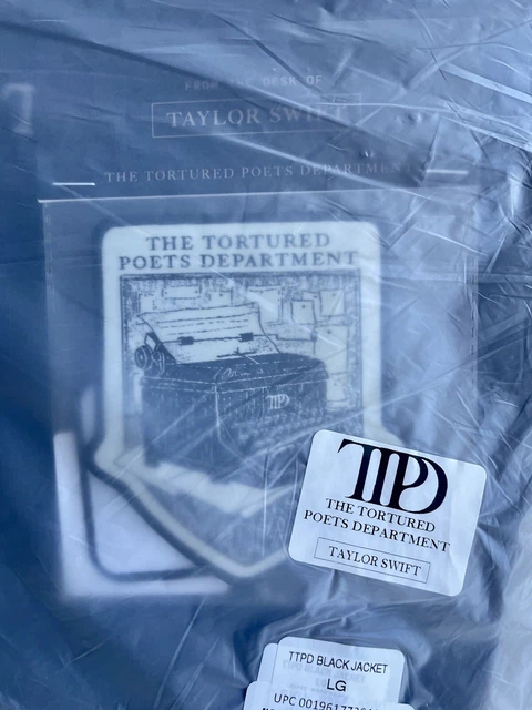 TAYLOR SWIFT LARGE The Tortured Poets Department TTPD Set patch giacca ...