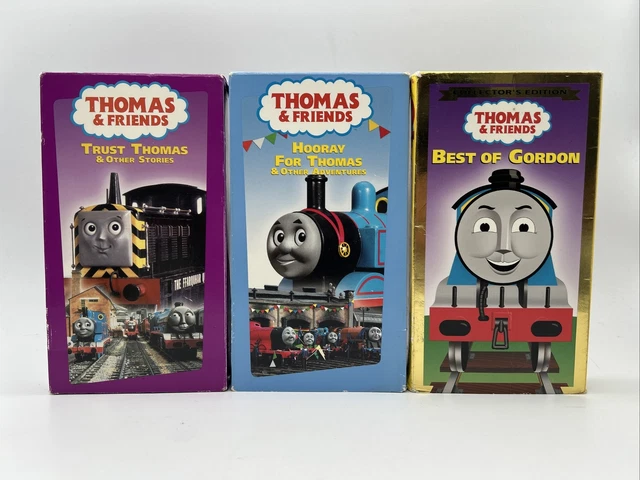 THOMAS & FRIENDS Engine Trust Thomas, Hooray & Best Of Gordon VHS Lot £ ...