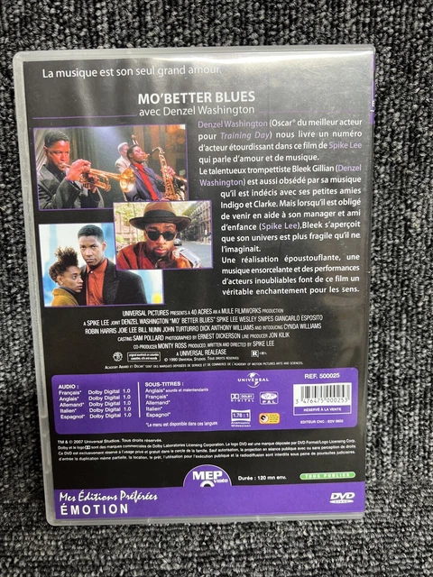 MO' BETTER BLUES (DVD, French Import UK Language) Spike Lee, Denzel ...