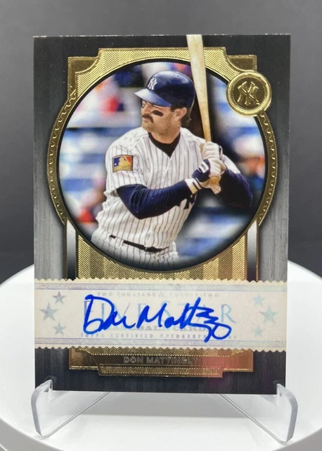 2022 TOPPS FIVE Star Don Mattingly Auto #FSA-DM Yankees de New York ...