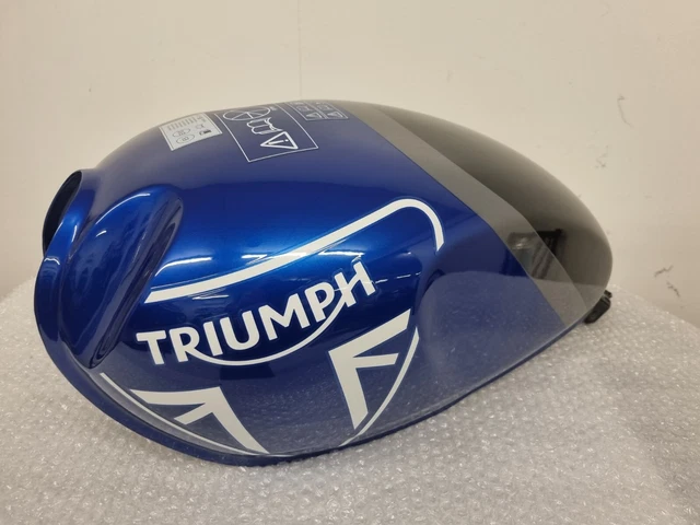 TRIUMPH SPEED 400 Scrambler 400 Petrol Fuel Tank Caspian Blue 52TA0402 ...
