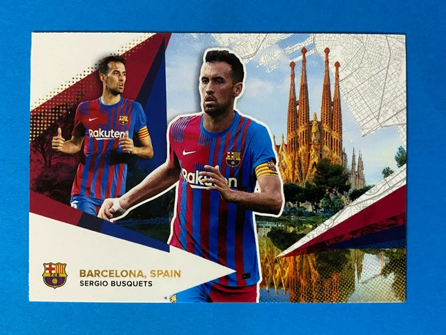 TOPPS TRADING CARDS BARCELONA 2021-22 2022 n.34 Sergio Busquets EUR 1 ...