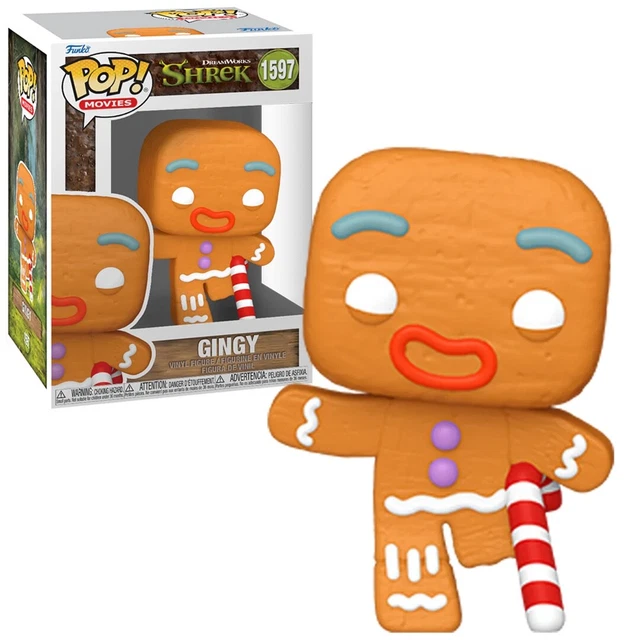 FUNKO POP! SHREK Gingerbread Man Dreamworks #1597 Vinyl Figure New £15. ...