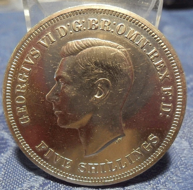 1951 KING GEORGE VI Five Shilling Coin Festival of Britain EUR 12,62 ...