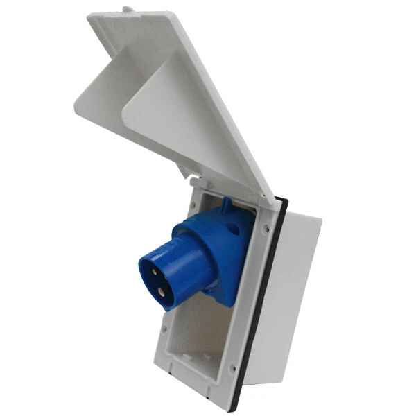 CEE OUTDOOR SOCKET built-in socket caravan motorhome caravan 220V white ...