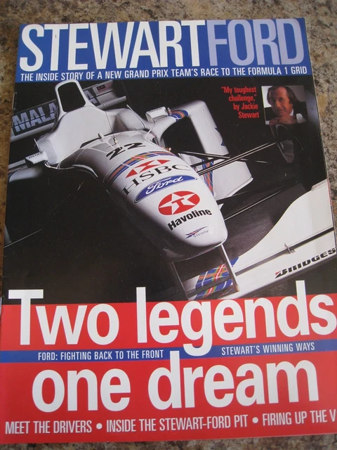 STEWART FORD TWO Legends One Dream Autocar Supplement Steve Cropley £3. ...