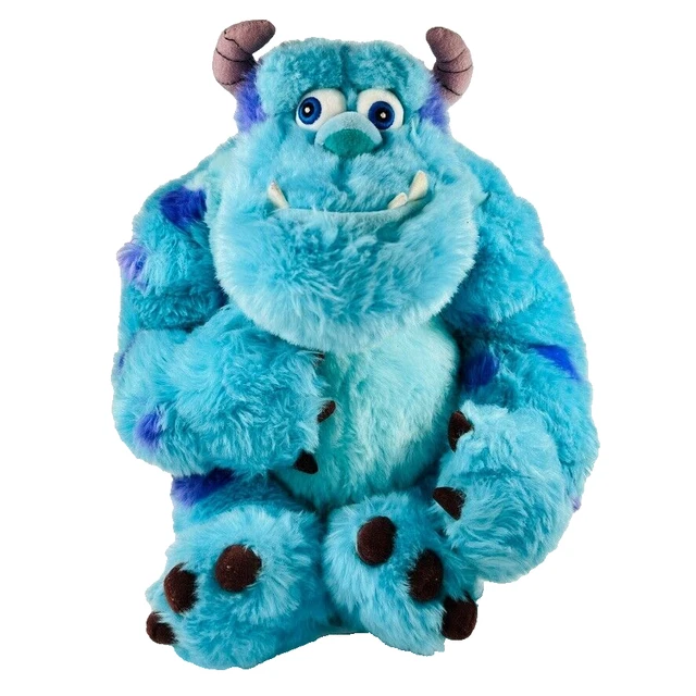 DISNEY PIXAR STORE Monsters Inc Sulley 12 In Plush Blue Stuffed Animal ...