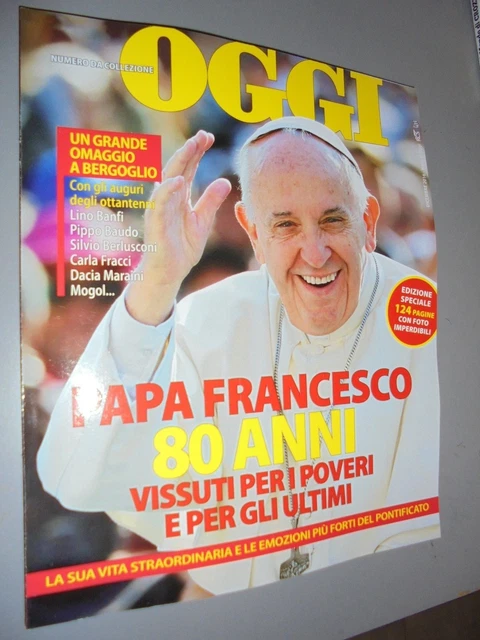 MAGAZINE SPÉCIAL HUI Pape Francesco 80 Ans Vita Extraordinaire Photo ...