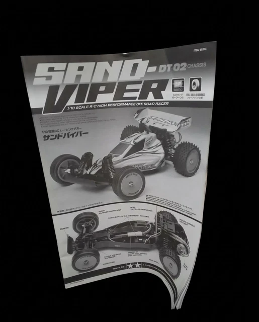 TAMIYA SAND VIPER DT-02 1/10 Scale Model Kit Tuned Buggy (402) £123.42 ...