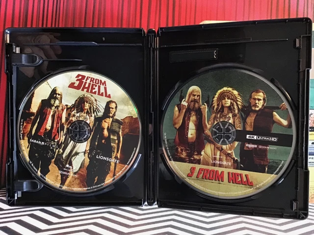 3 FROM HELL (4K UHD Blu-ray) + SLIPCOVER. 2-Disc. ROB ZOMBIE. Horror £3 ...
