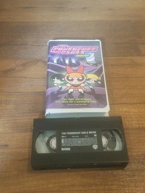 THE POWERPUFF GIRLS Movie VHS Cartoon Network 2002 Clamshell w/ Dexter ...