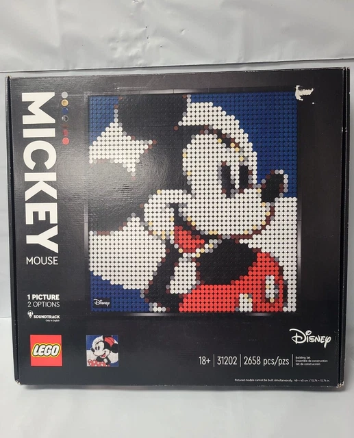 LEGO ART DISNEY’S Mickey Mouse 31202 Building Kit (2658 Pieces) FREE ...