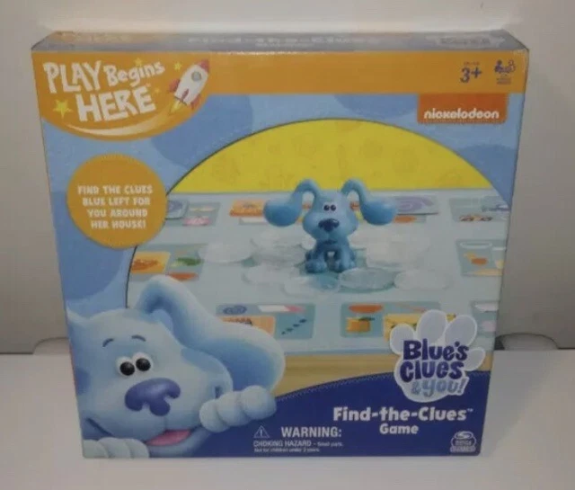 BLUE’S CLUES AND You Find-The-Clues Matching Board Game NEW 2-4 player ...