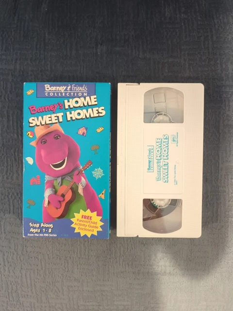 BARNEY & FRIENDS: Barney's Home Sweet Homes VHS 1993 Kids Preschool ...