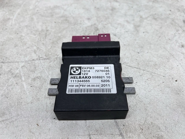BMW E82 E63 E60 E92 E70 E84 Ekpm3 Fuel Gas Relay Control Module Unit ...