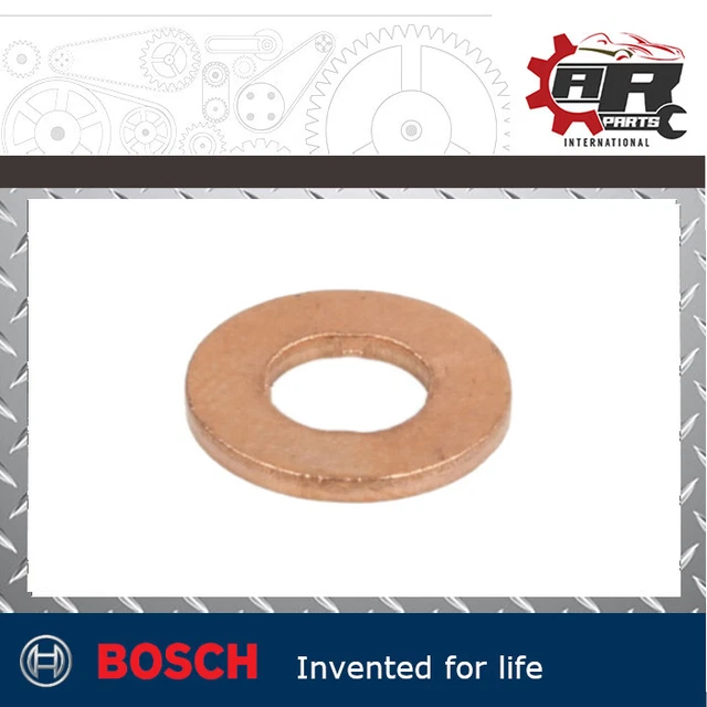 BOSCH FUEL INJECTOR Copper Washer - 15x7.5x1.5 - fits Hyundai, Kia x4 ...