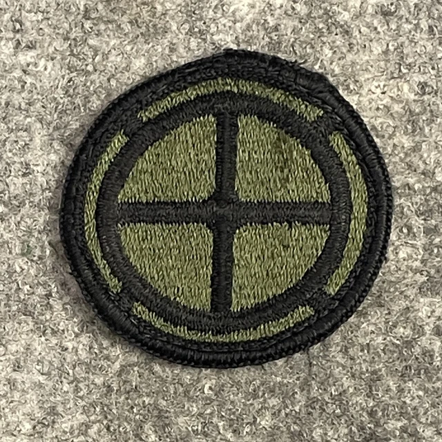 US ARMY SURPLUS Issue 35th Infantry Olive Green Subdued Cloth Sew on ...