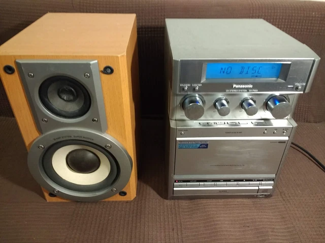 PANASONIC SA PM22 Minianlage Kompakt-Stereoanlage mit 1 Lautsprecher ...