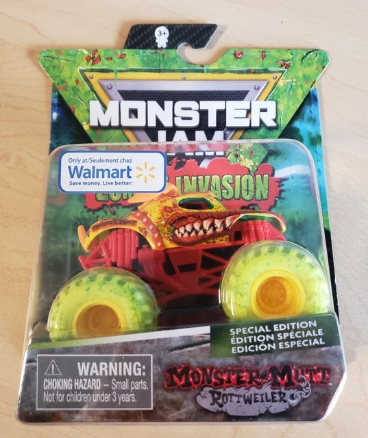 MONSTER JAM TRUCK Walmart exclusif Zombie Invasion Monster Mutt ...