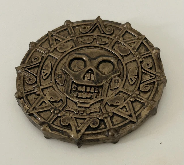 MONETA MALEDETTA, PIRATI dei Caraibi, 55mm in resina , Doppia Faccia ...