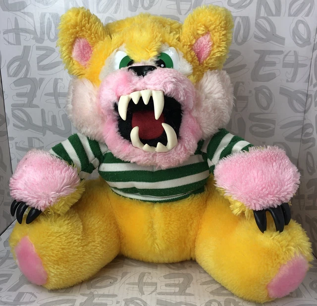 VINTAGE 1983 HORNBY Were Bear Yellow Grizzler Werebear Soft Plush Toy ...
