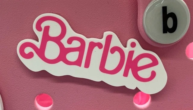 BARBIE LOGO BOGG Bit-Barbie Logo Bogg Charm-New! £8.70 - PicClick UK