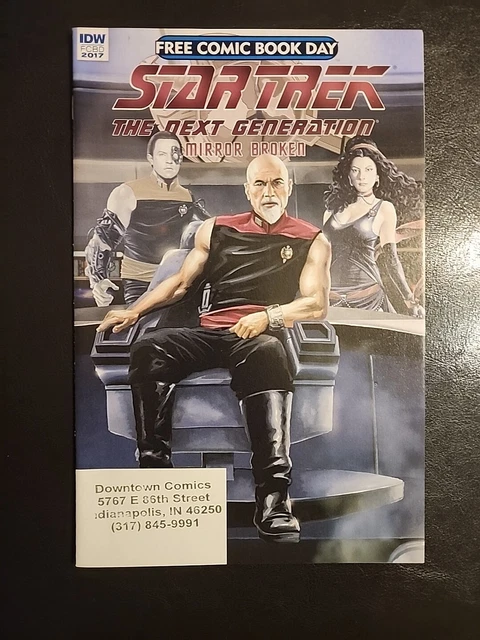 BANDE DESSINÉE STAR Trek The Next Generation Miroir Brisé FCBD 2017 EUR ...