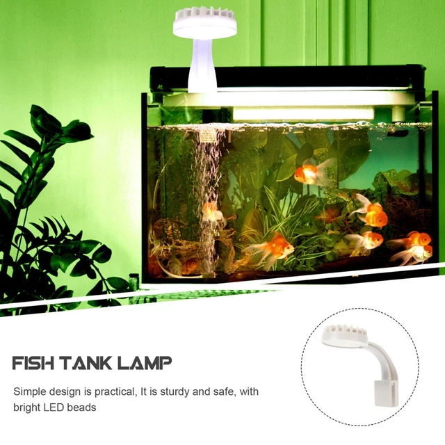 SMALL AQUARIUM LIGHT Led Fish Tank Lighting and Lamps Betta Bowl $24.18 ...