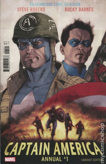 CAPTAIN AMERICA ANNUAL 1B Andrews variante VF 2018 image stock EUR 2,87 ...