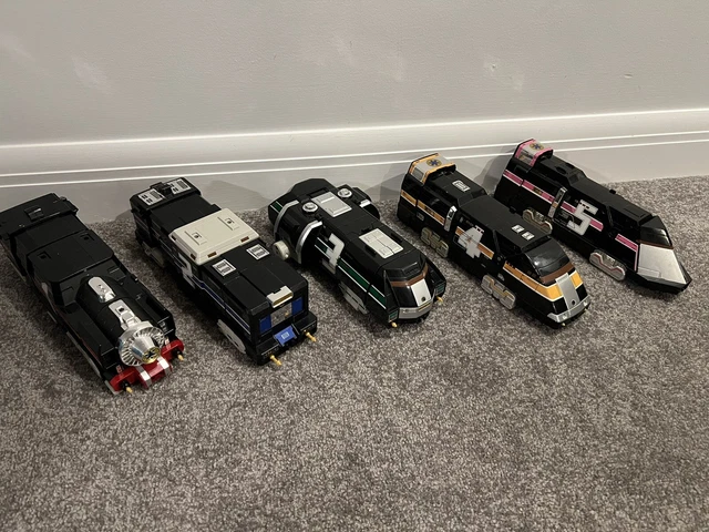 POWER RANGERS DX Grand Liner Super Train Go Go Five Megazord Lightspeed ...