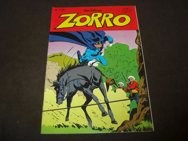 COMIC-HEFT ZORRO 1/1981, Ehapa, Mickyvision, Micky Maus Beilage, TOP ...
