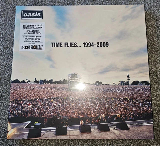 OASIS “TIME FLIES” Rsd 2025 Limited Edition Numbered And Colored 4Lp Vinyl £234.72 - PicClick UK