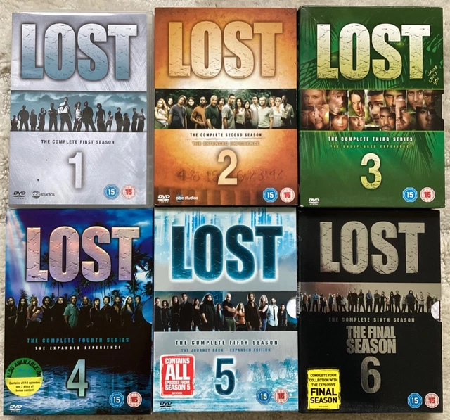 LOST - COMPLETE Seasons 1-6 [DVD] - DVD BoxSet Series 1 2 3 4 5 6 £14. ...