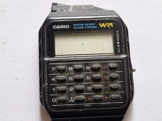 VINTAGE CASIO CALCUTATOR watch Casio 437 CA-53W digital lcd £120.00 ...