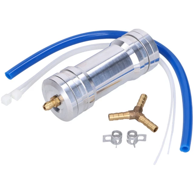 FUEL INTAKE SYSTEM Boost Bottle Polished Aluminium - Universal for 70cc ...