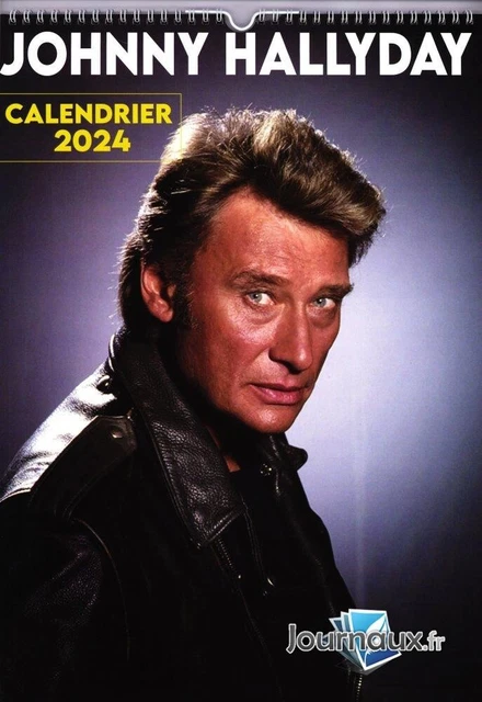 JOHNNY HALLYDAY Calendrier 2024 EUR 21,99 - PicClick FR