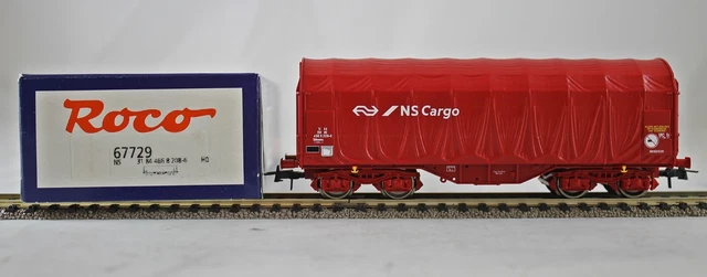 ROCO 67729 SCHIEBEPLANENWAGEN "NS Cargo" der NS aus Sammlung mit OVP DC ...