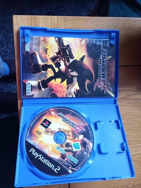PS2 GAME SHADOW The Hedgehog Sonic Team Sega Sony Playstation 2 Ages 12 ...