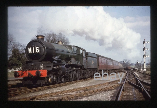 KRP 35MM SLIDE -ex GWR 6011 'King James I' at Hatton w/ Padd - Wolves ...