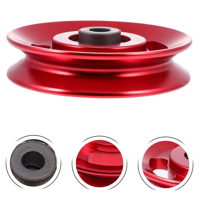 PULLEY STAINLESS STEEL Roller Traction Wheel Gym Machine Cable £12.03 ...